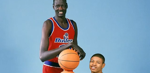 NB80's: Muggsy Bogues & Manute Bol - Hoopsfix.com