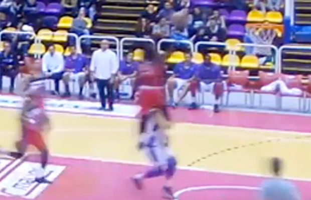 Rowell Graham Serves Up Filthy Poster Dunk in Spain! - Hoopsfix.com